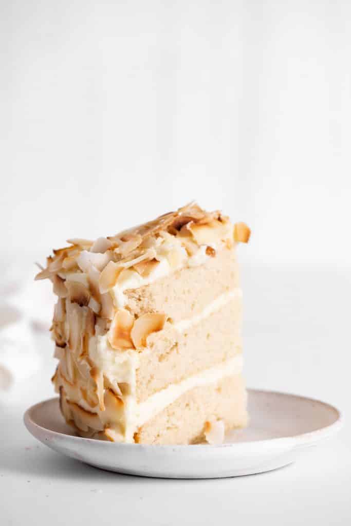 Toasted Coconut Cake - Two Cups Flour