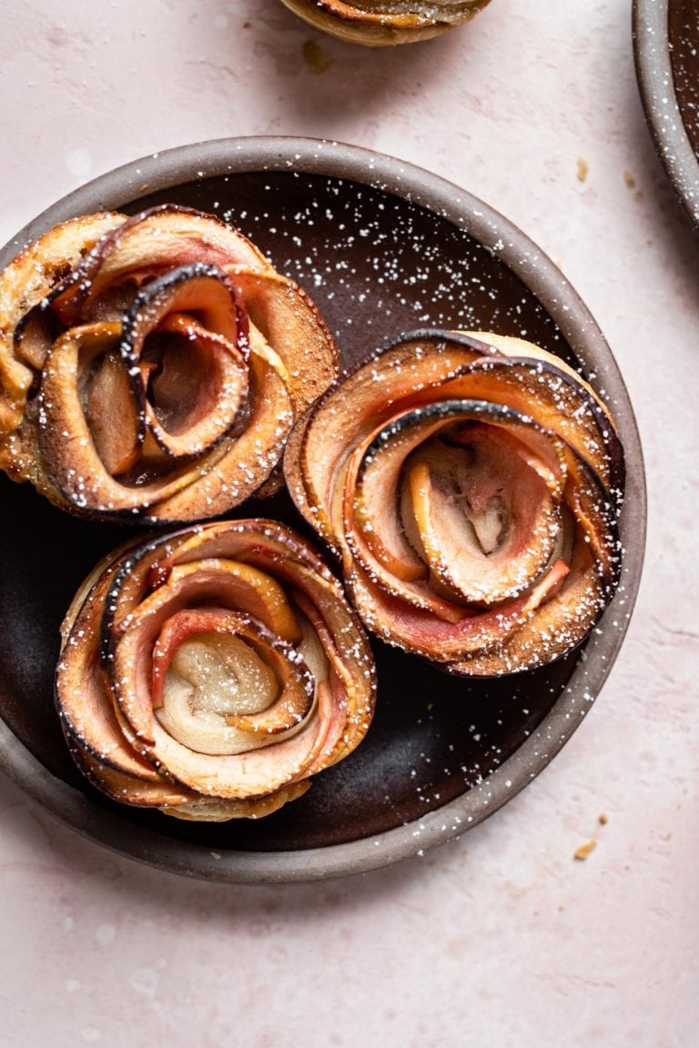 Baked Apple Roses - Two Cups Flour