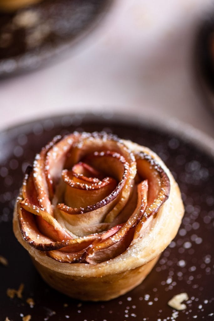 Baked Apple Roses - Two Cups Flour