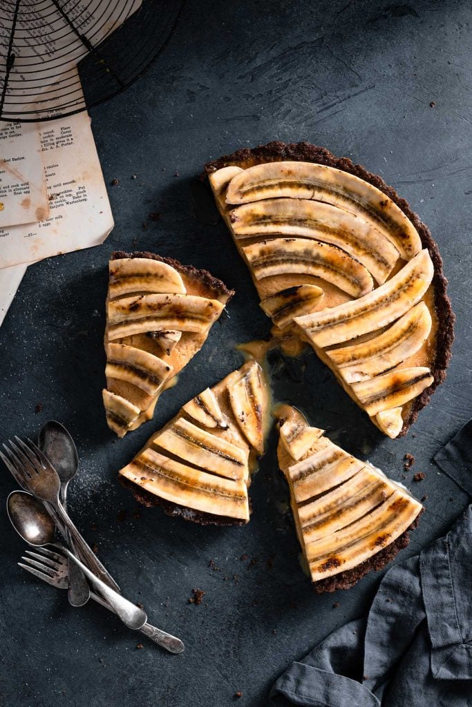 Banana Brulee Tart - Two Cups Flour