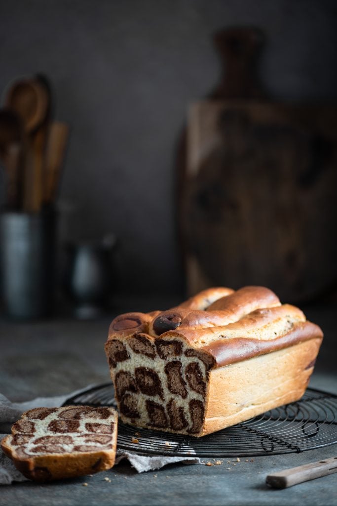 Leopard Milk Bread - Two Cups Flour
