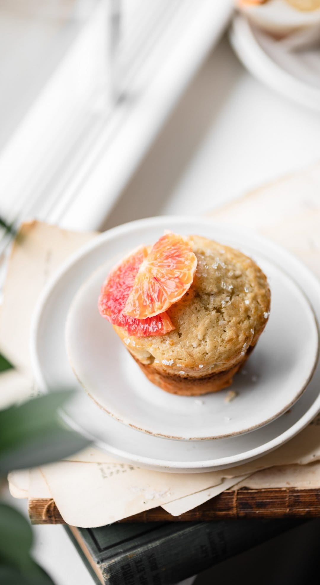 Blood Orange Coconut Muffins - Two Cups Flour