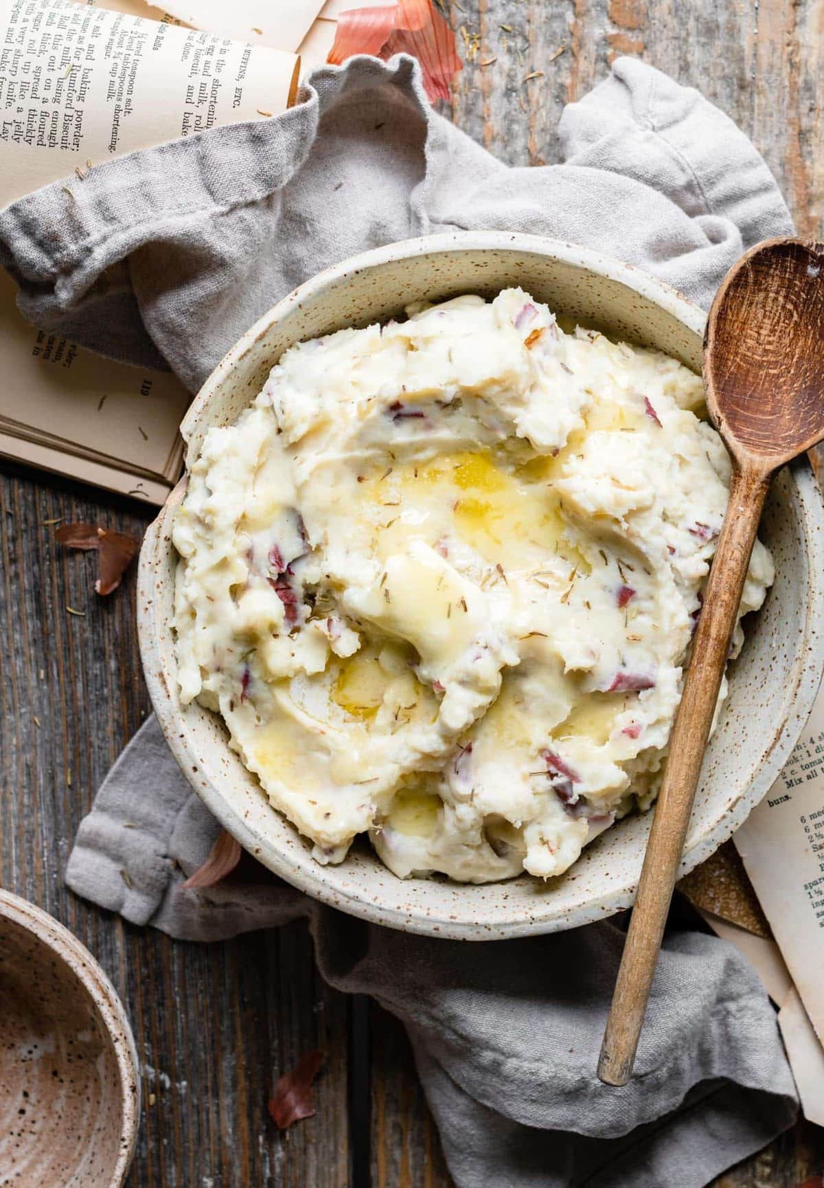 Goat Cheese Mashed Potatoes - Two Cups Flour