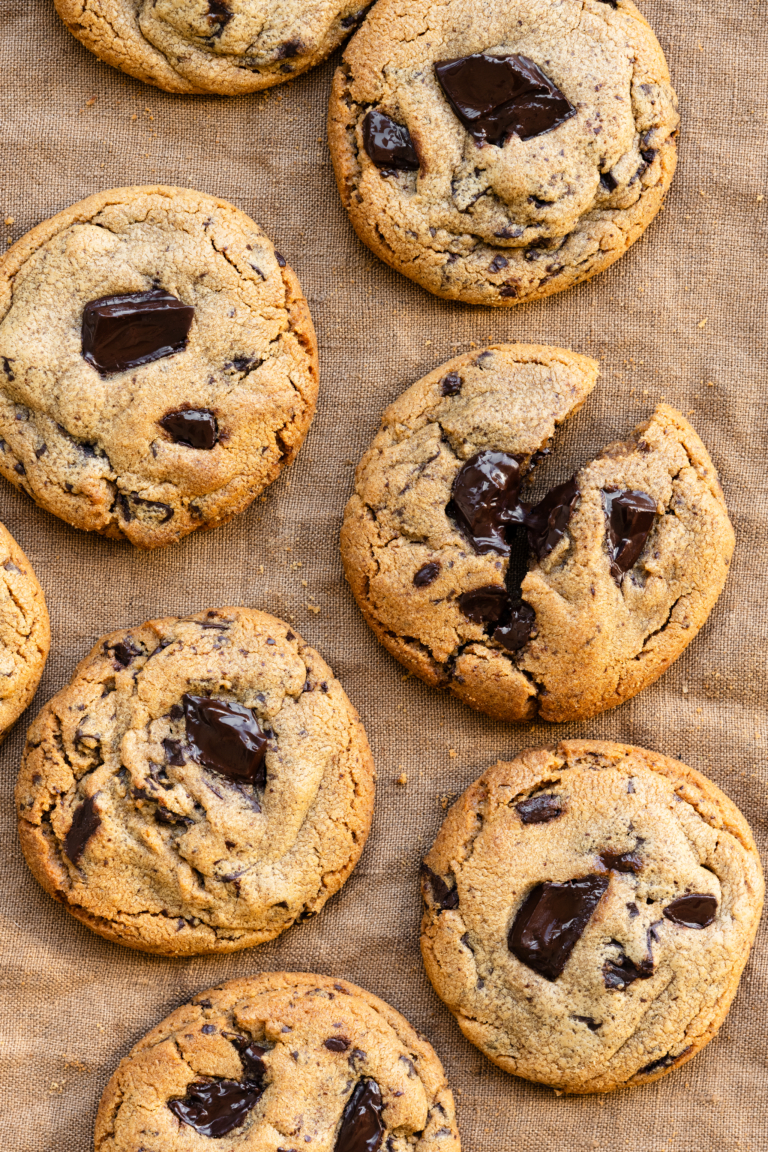 Peanut Butter Chocolate Chunk Cookies - Two Cups Flour