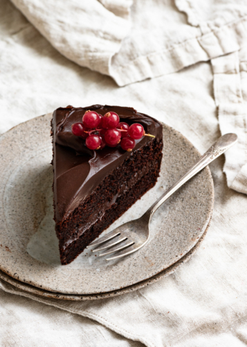Chocolate Rum Cake - Two Cups Flour