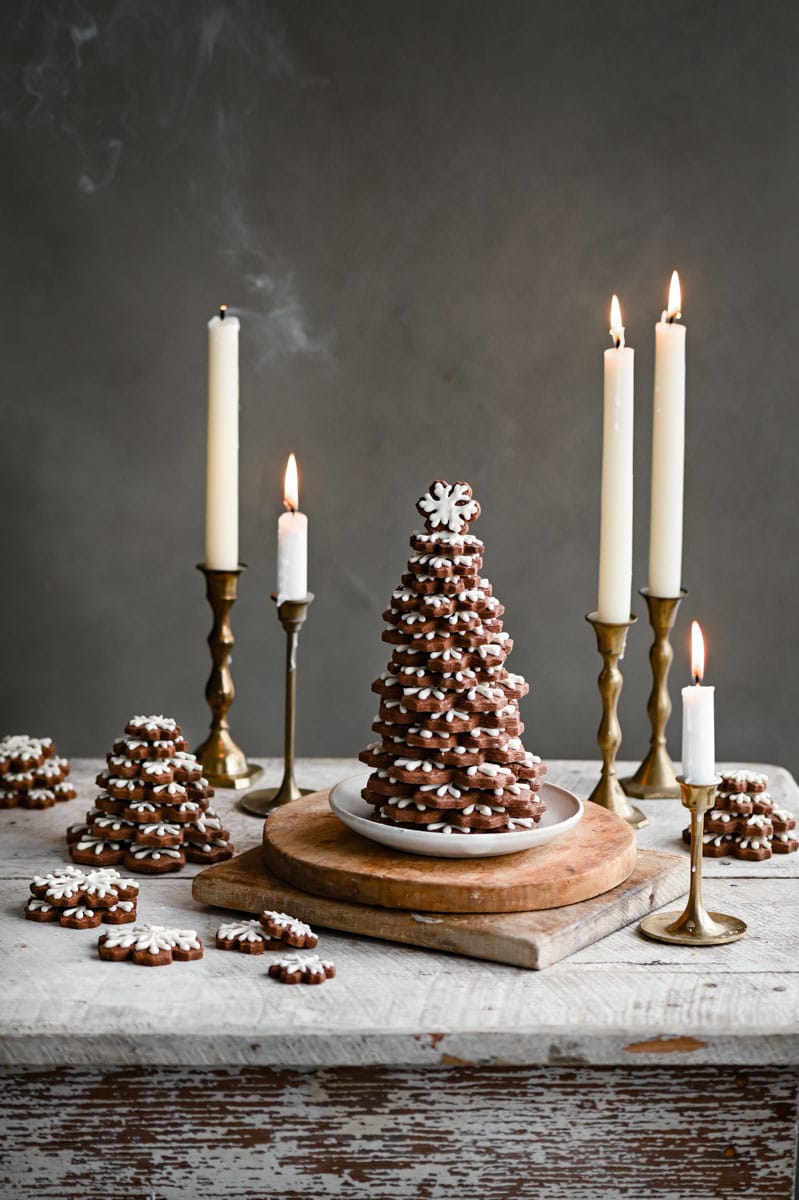Chocolate Shortbread Cookies - Two Cups Flour