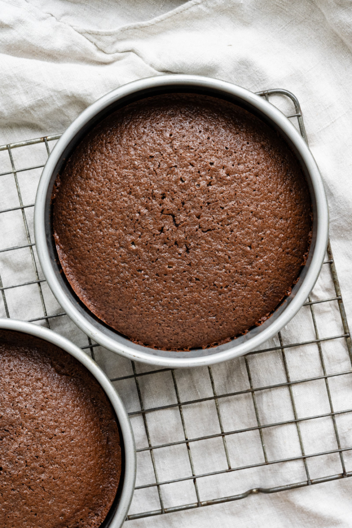 Rye Chocolate Sour Cream Cake - Two Cups Flour
