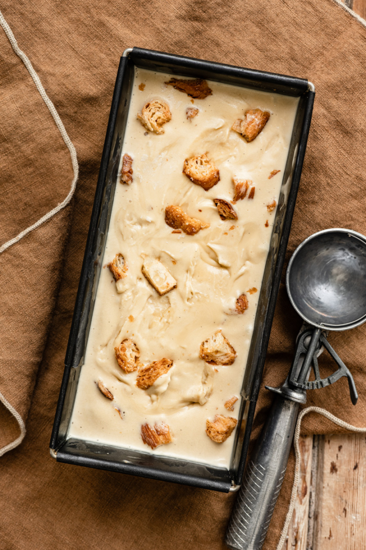 Croissants and Coffee Ice Cream - Two Cups Flour
