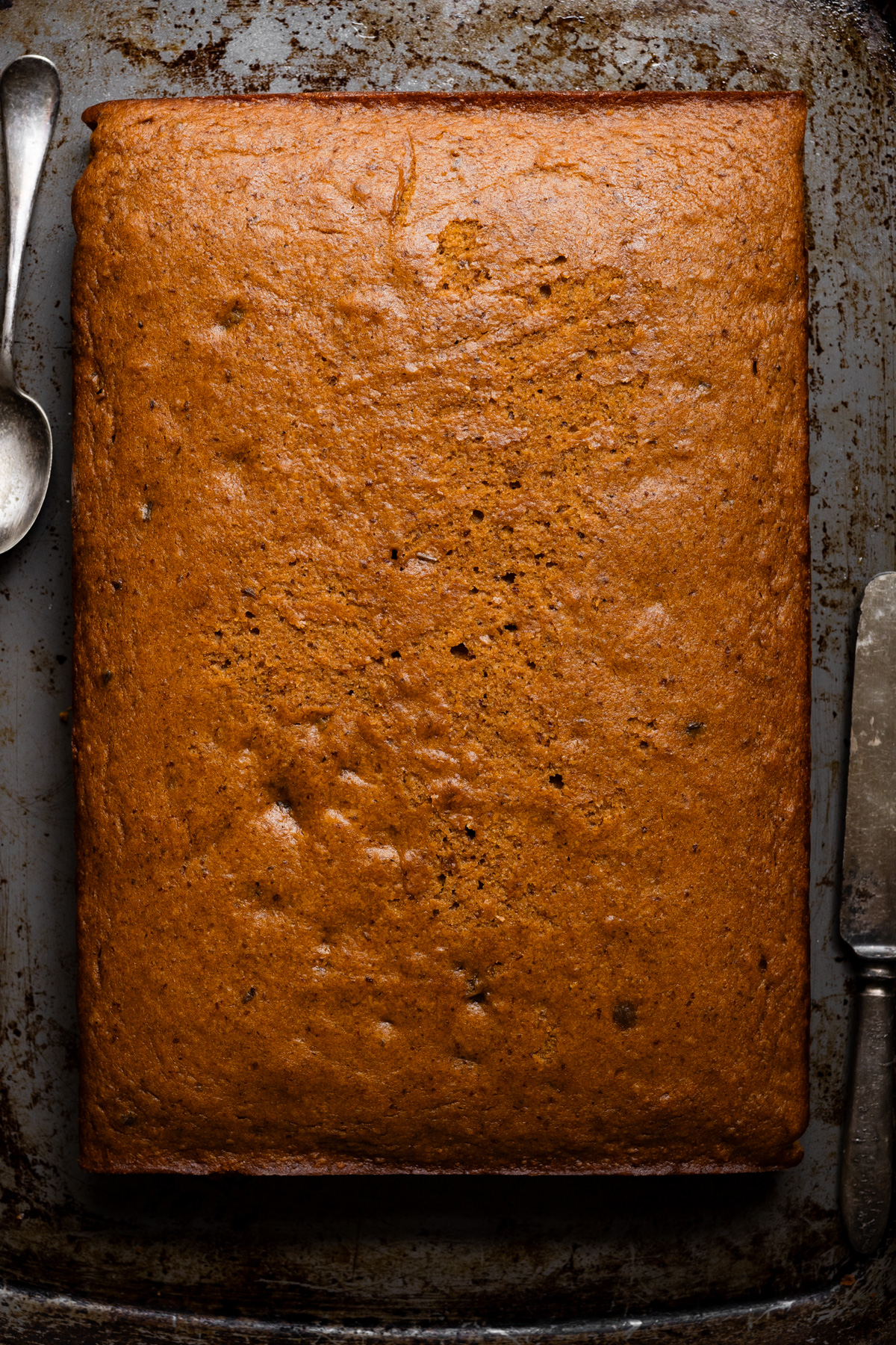 Pumpkin Sheet Cake (9"x13" pan)- Two Cups Flour