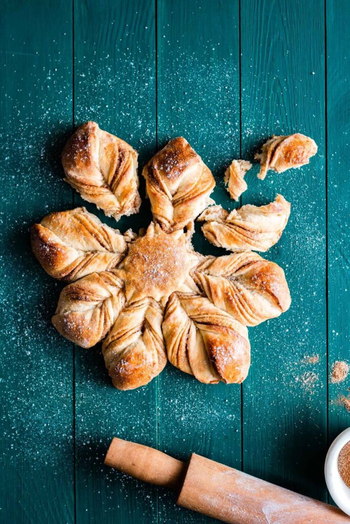 Cinnamon Star Bread - Two Cups Flour