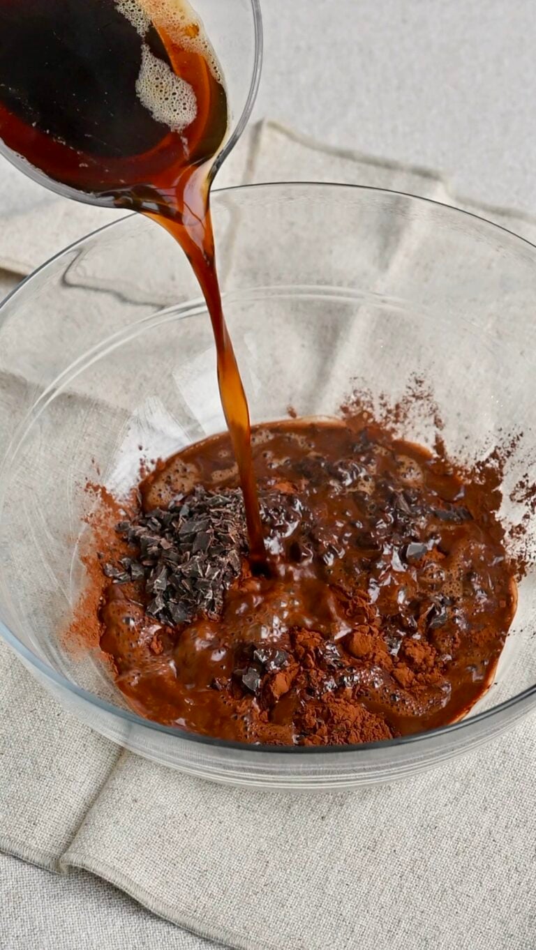 Moist Double Dark Chocolate Cupcakes - Two Cups Flour